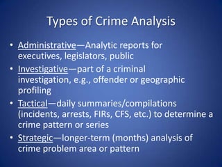 06 analysis of crime | PPSX