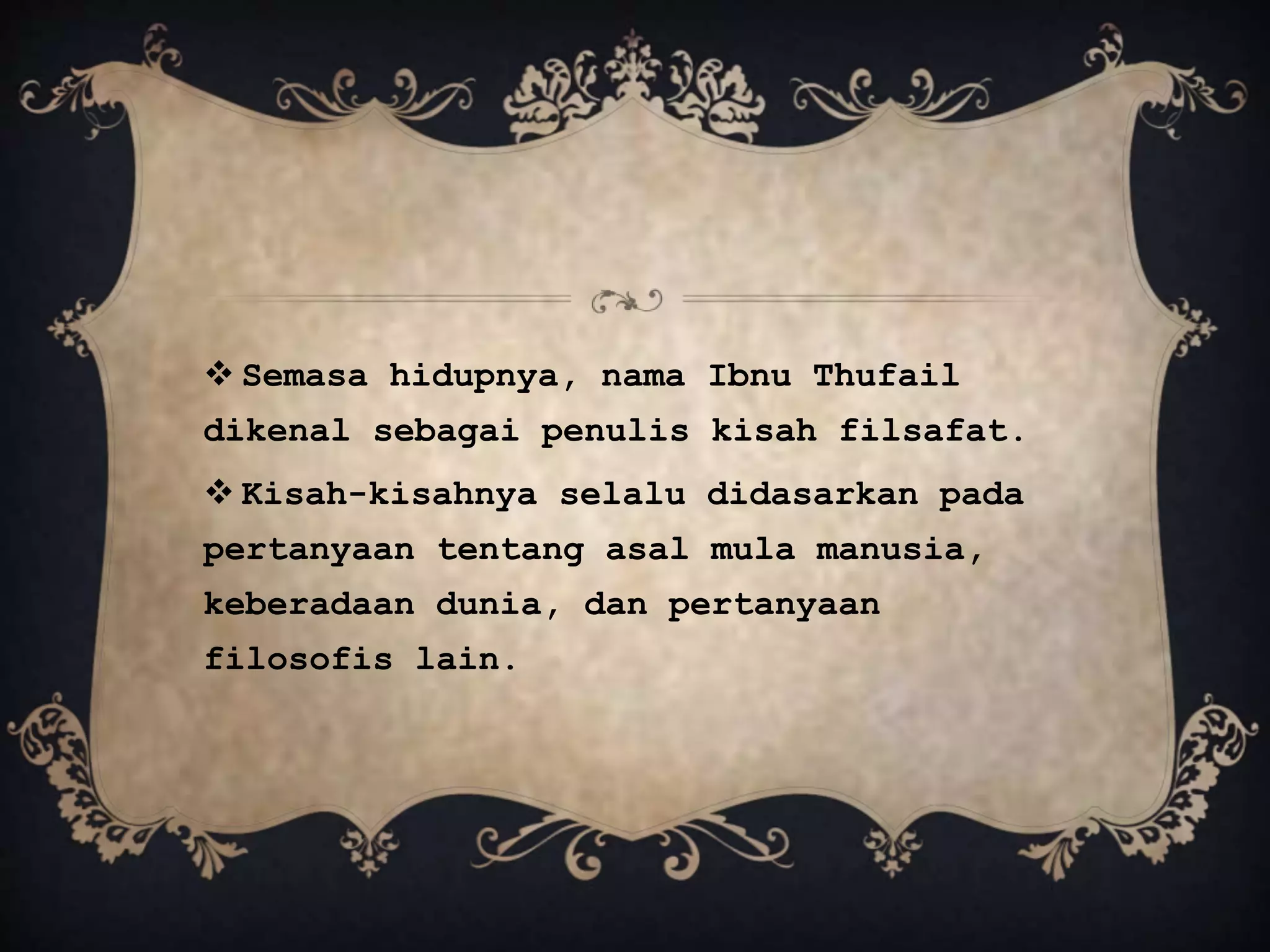 biorafi ibnu thufail | PPTX