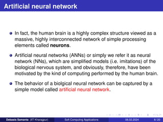 ARTIFICIAL NEURAL NETWORK Introduction | PPT