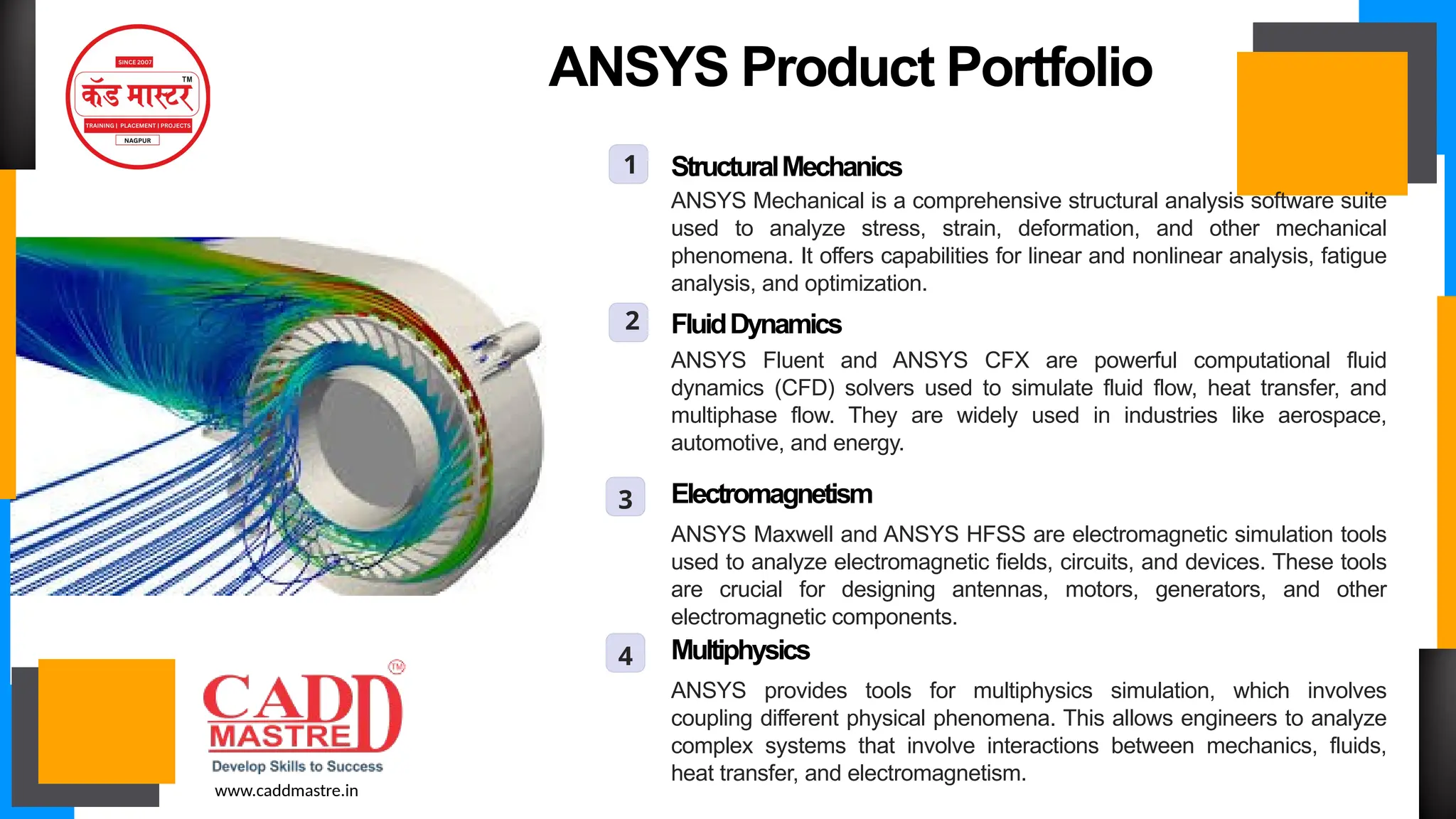 Best ANSYS Workbench Training Center CADD MASTRE | PPTX