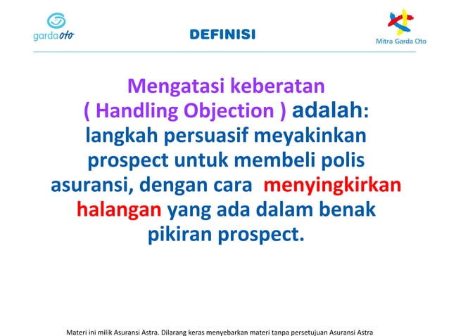 Approaching, Presentation & Handling Objection | PPT