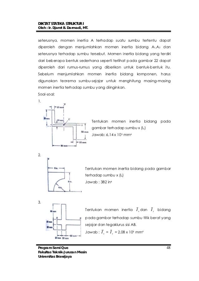 Contoh Soal Statistika Struktur