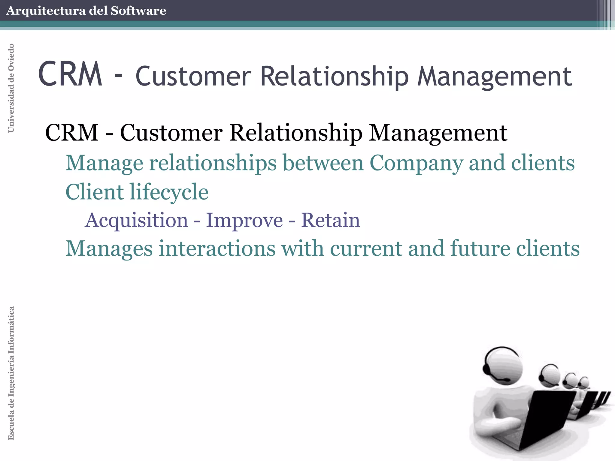 Software Architecture - Business software taxonomies | PPT