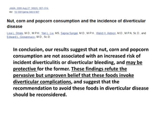 Stipsi e diverticolosi del colon | PPT