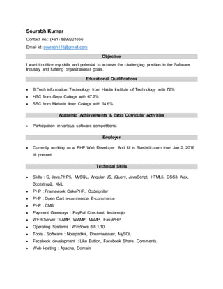 ex_sourabh11 | PDF | Web Development | Internet