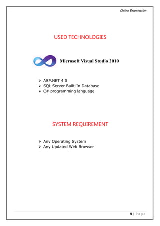 Online_Examination | PDF | Web Development | Internet