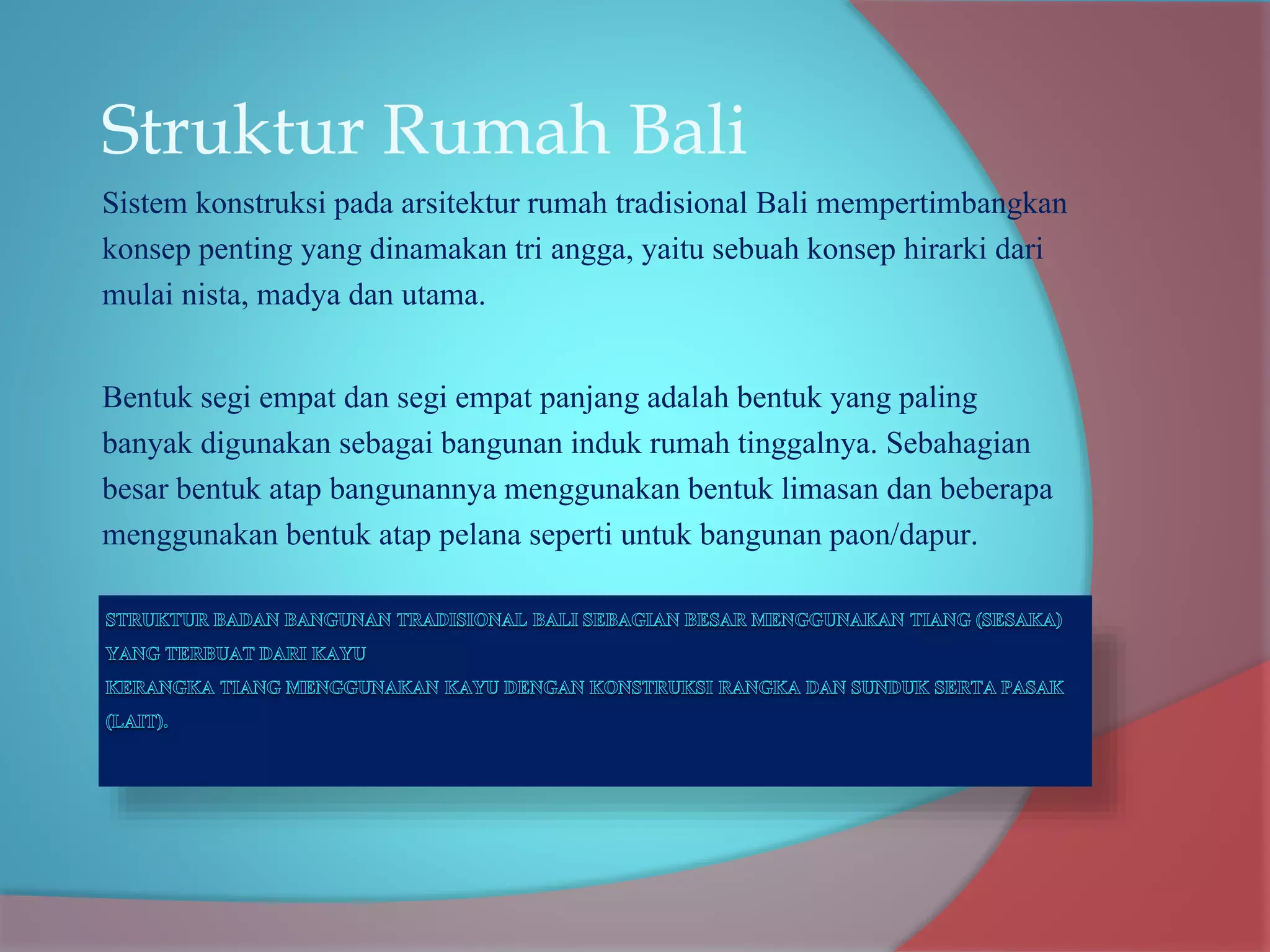 Rumah Tradisional Bali | PPTX