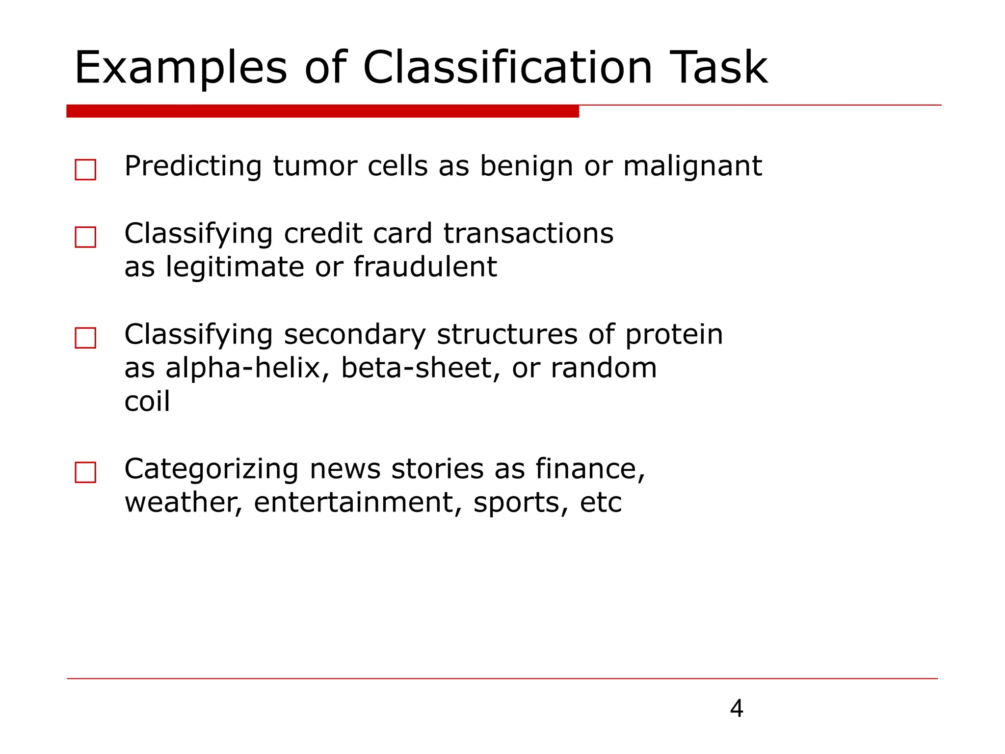 Basic Process of Classification with Example | PPTX