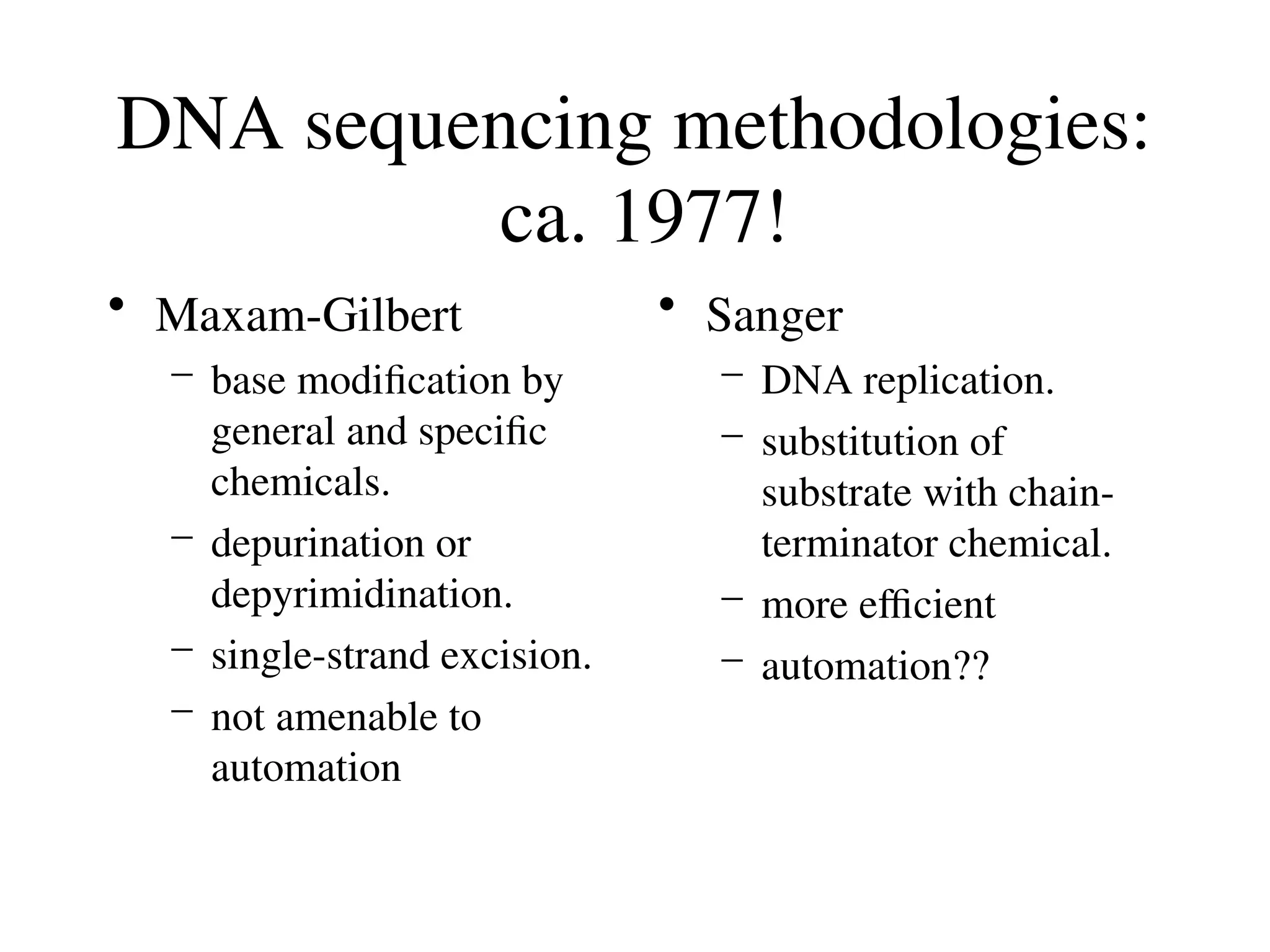 DNA SEQUENCING TECHNIQUES AND TYPES OF SEQUENCINGppt | PPT