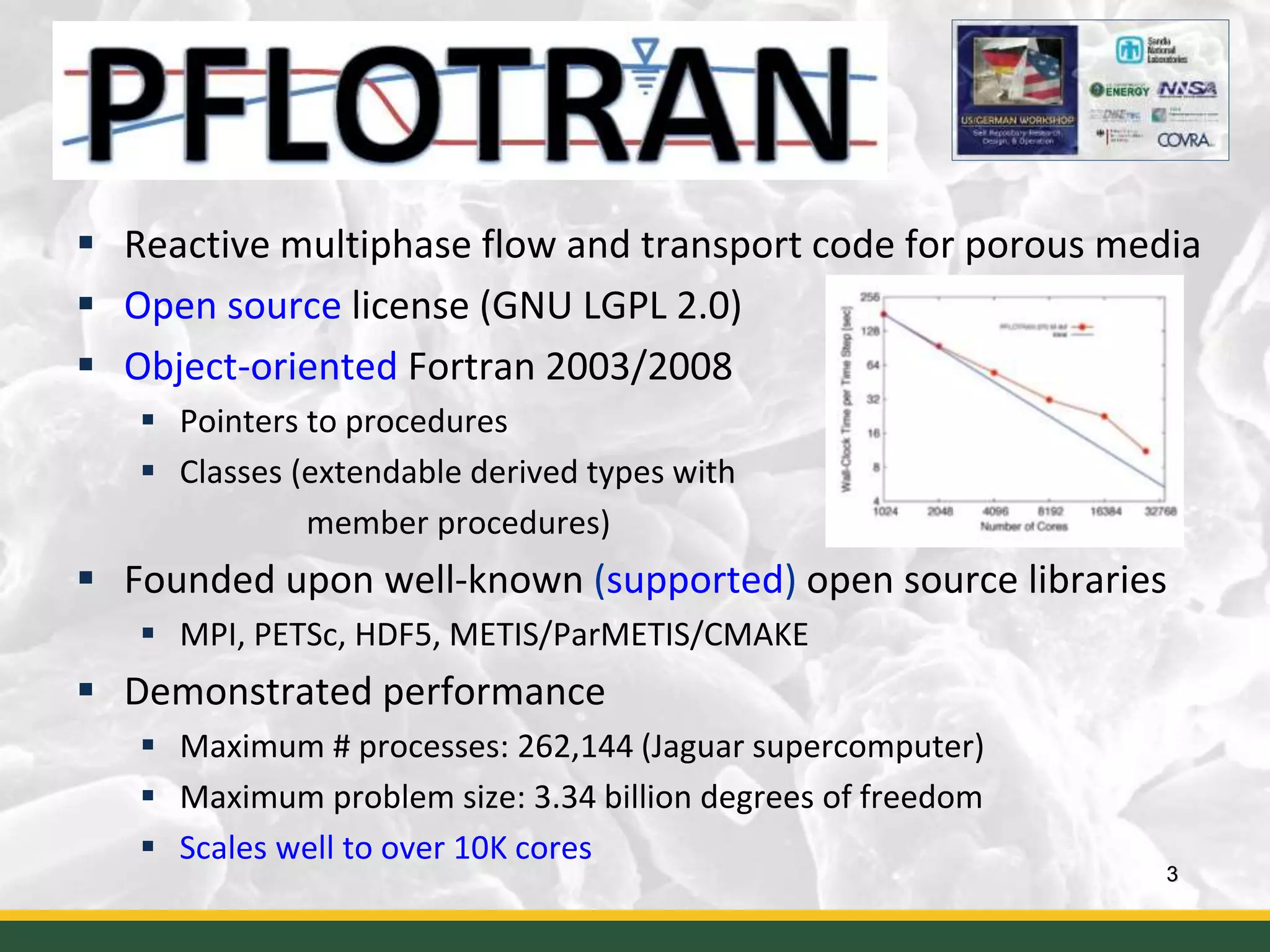 06b PFLOTRAN-RepoTREND Code Inter-comparison: Inter-comparison Plan & First PFLOTRAN Results | PPT