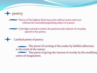 coleridge's poem-poetry | PPTX