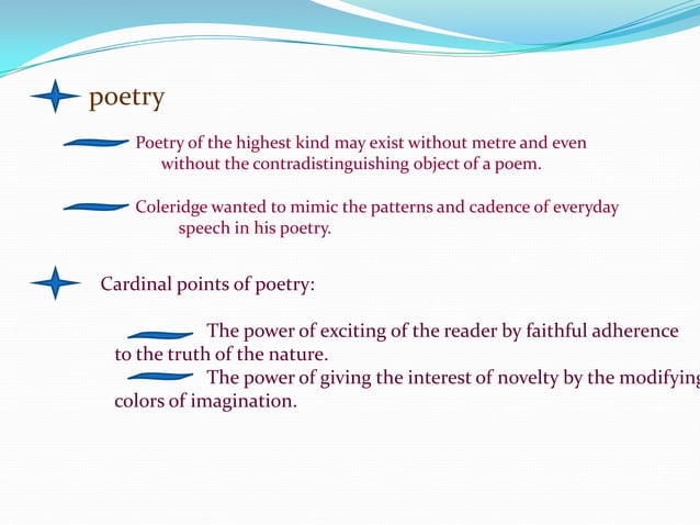 coleridge's poem-poetry | PPT
