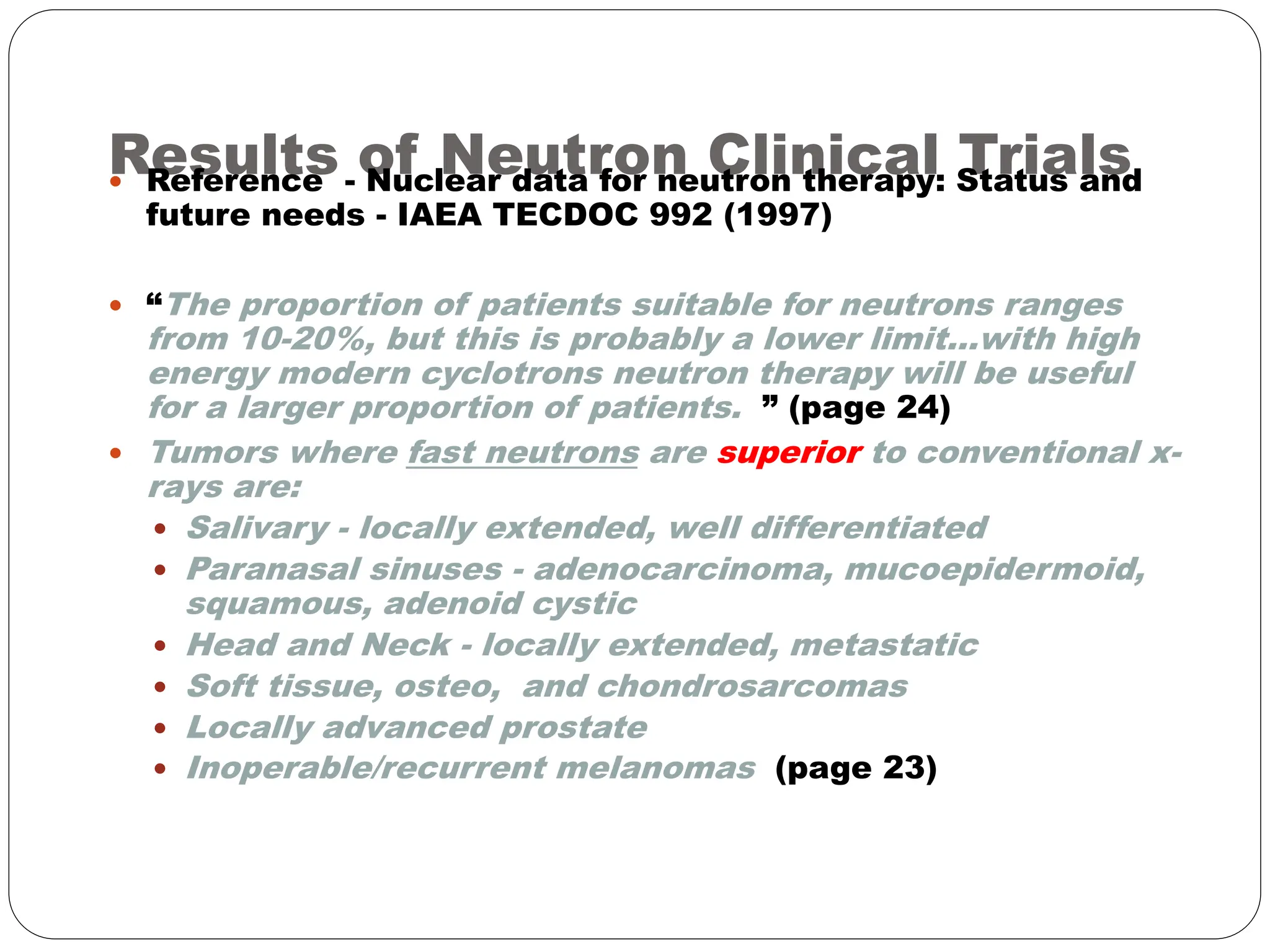 BIPH6106 neutron radiation therapy oncology | PDF