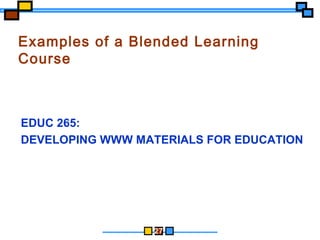 06 blended e learning | PPT