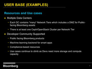 Ceph at Work in Bloomberg: Object Store, RBD and OpenStack | PPT