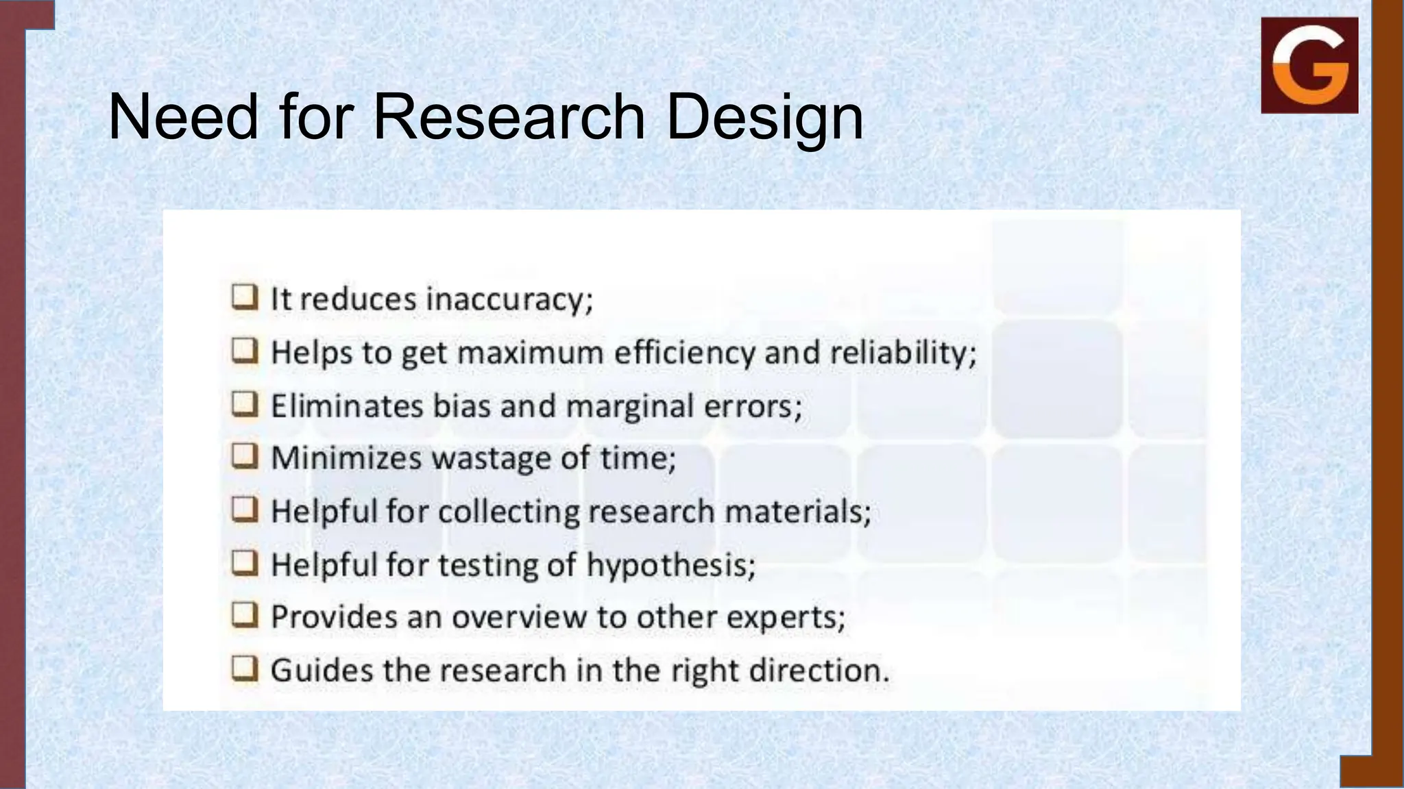 Meaning of Research Design and Need for Research Design, Types of ...