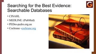 Evidence-Based Practice -research methods | PPT