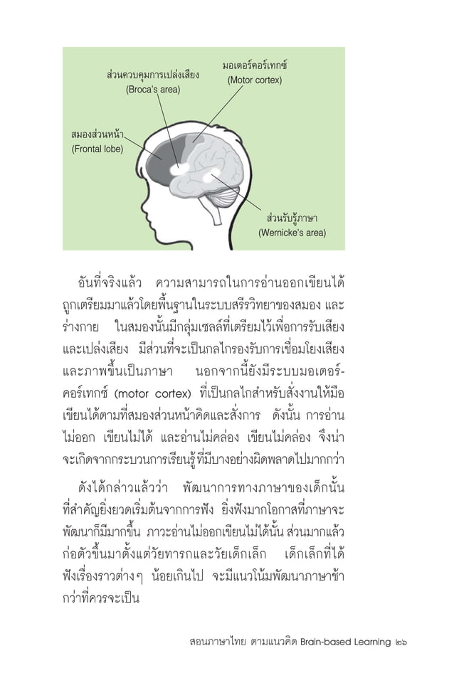 06 สอนภาษาไทย+brain based learning+bbl | PDF