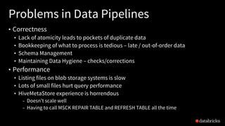 Designing and Building Next Generation Data Pipelines at Scale with Structured Streaming with ...