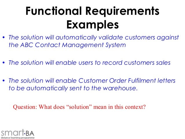06 business and functional requirements
