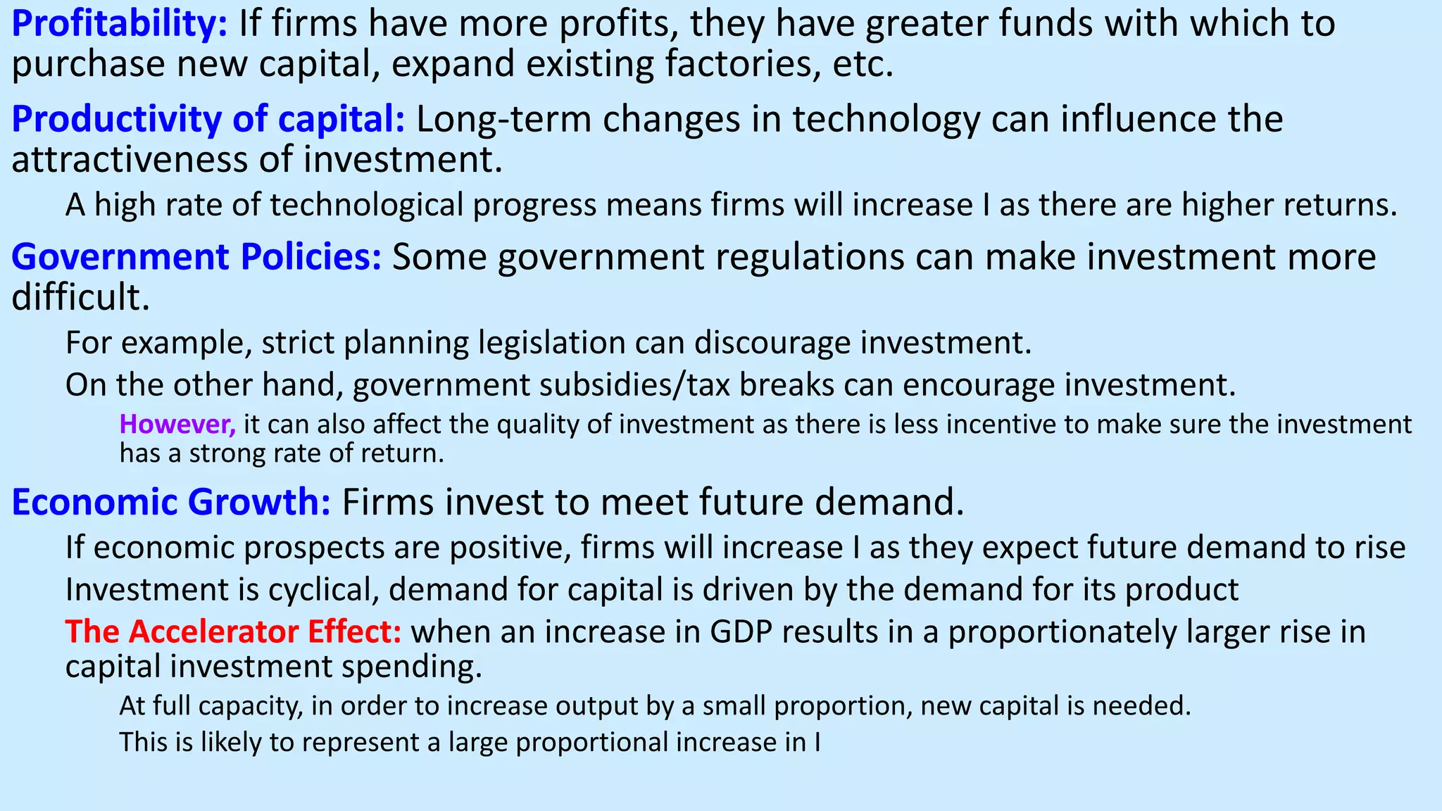 Investment (I) | PPTX