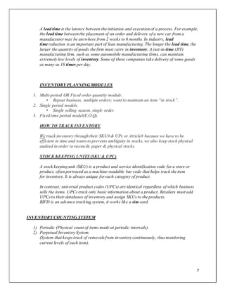 PROCUREMENT & INVENTORY MANAGEMENT | DOCX