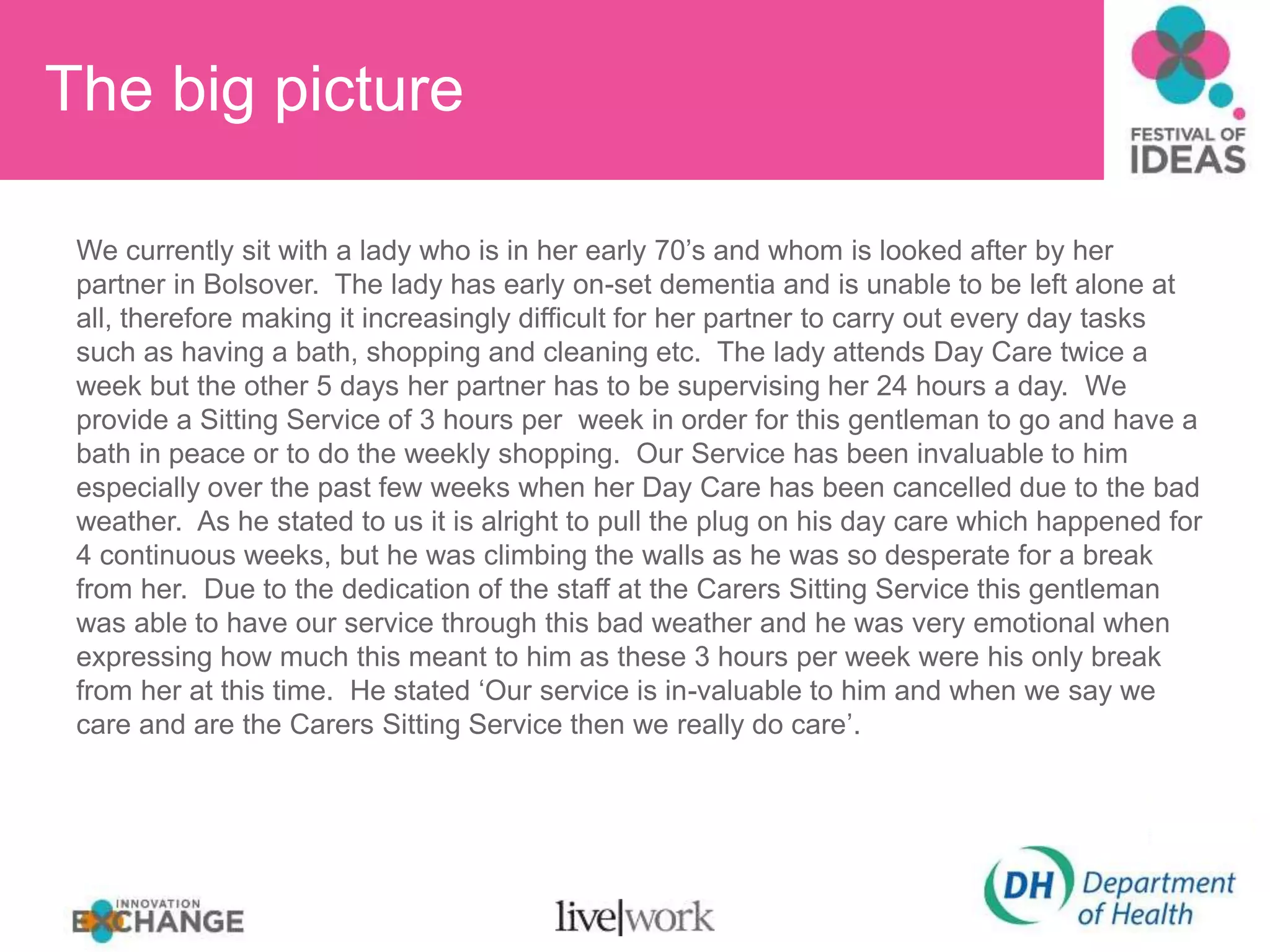 Carers Sitting Service | PPTX