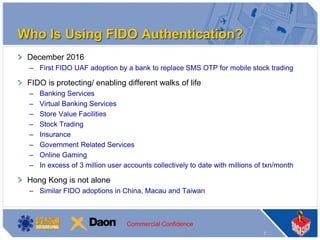 FIDO Authentication in Hong Kong | PPT