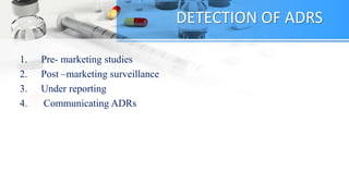 pharmacovigilance- clinical pharmacy pharm-D | PPTX