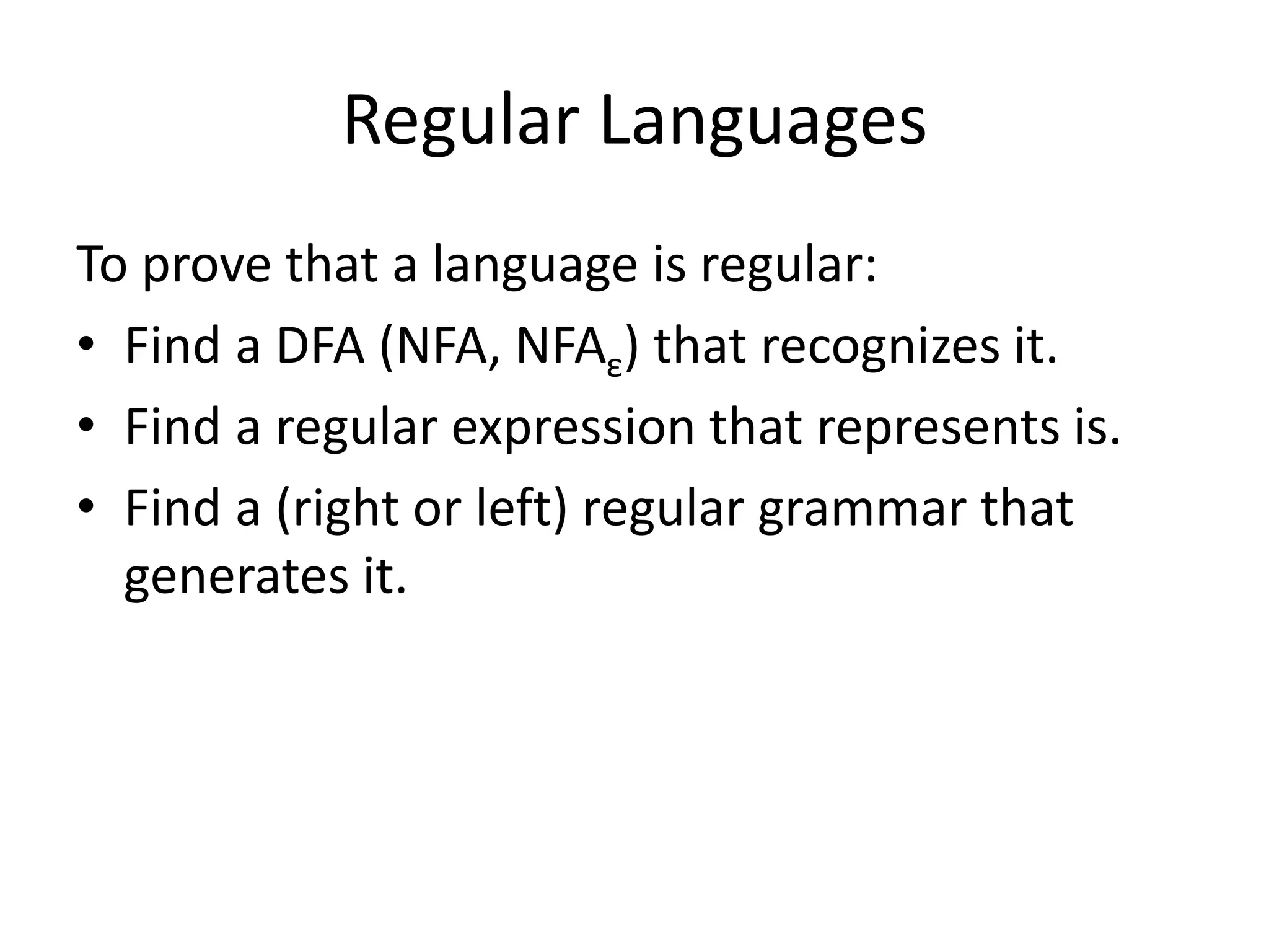 Chomsky classification for types of grammars | PPT