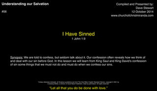 I Have Sinned | PDF | Christianity | Religion & Spirituality