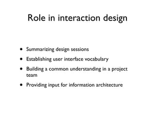 Concept Mapping in Interaction Design | PPT