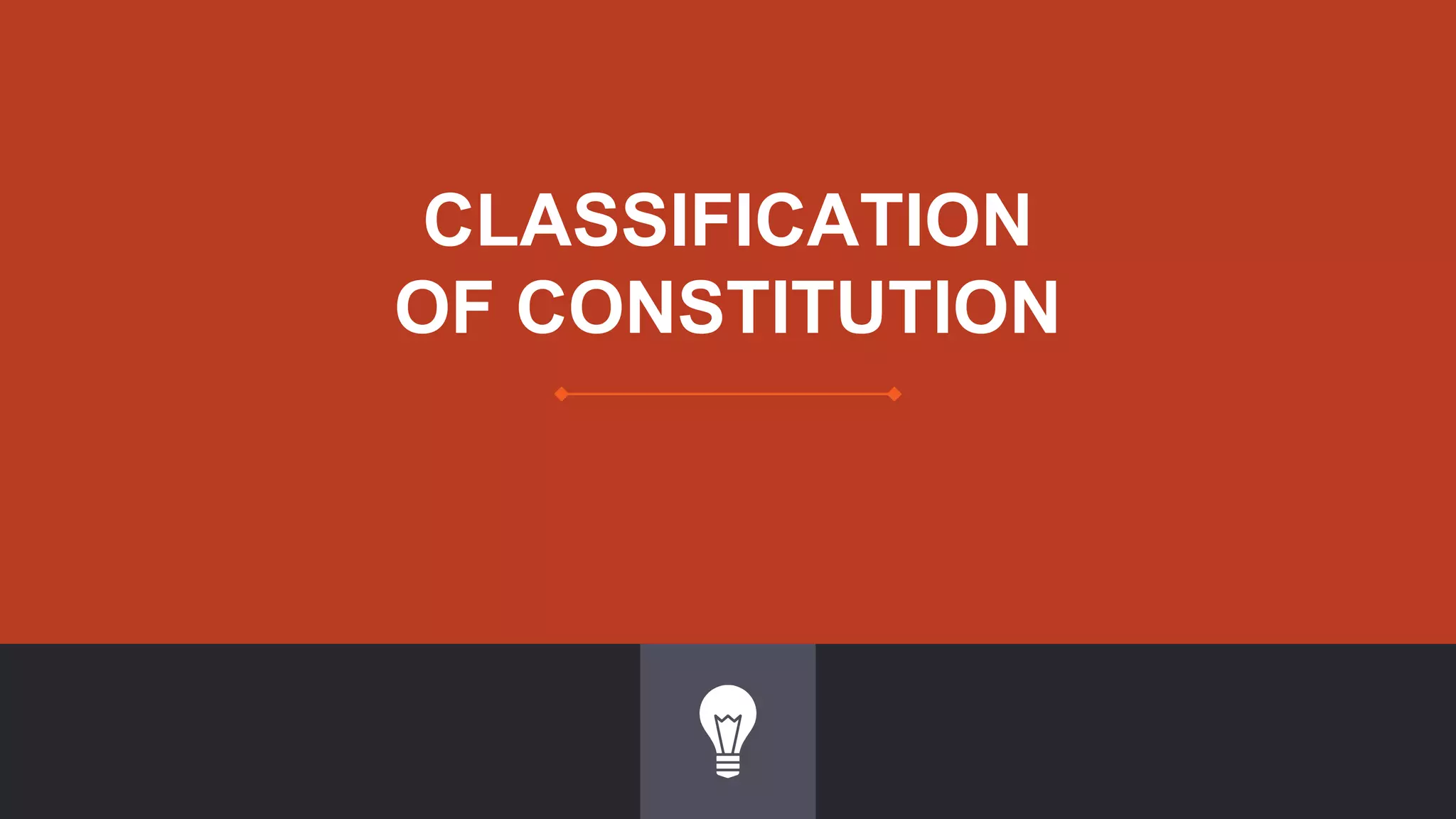 Constitution: Definition and Classifications | PDF