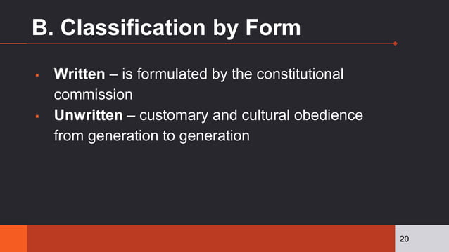 Constitution: Definition and Classifications | PDF | Law