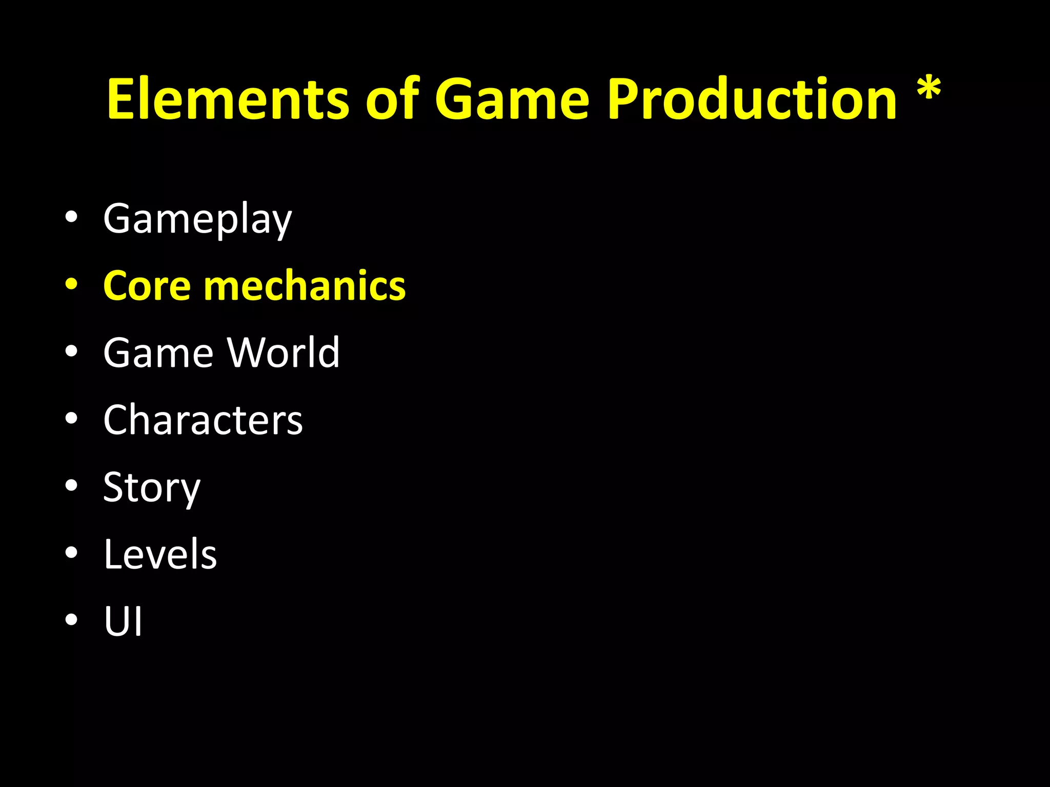 Core Mechanics | PPTX