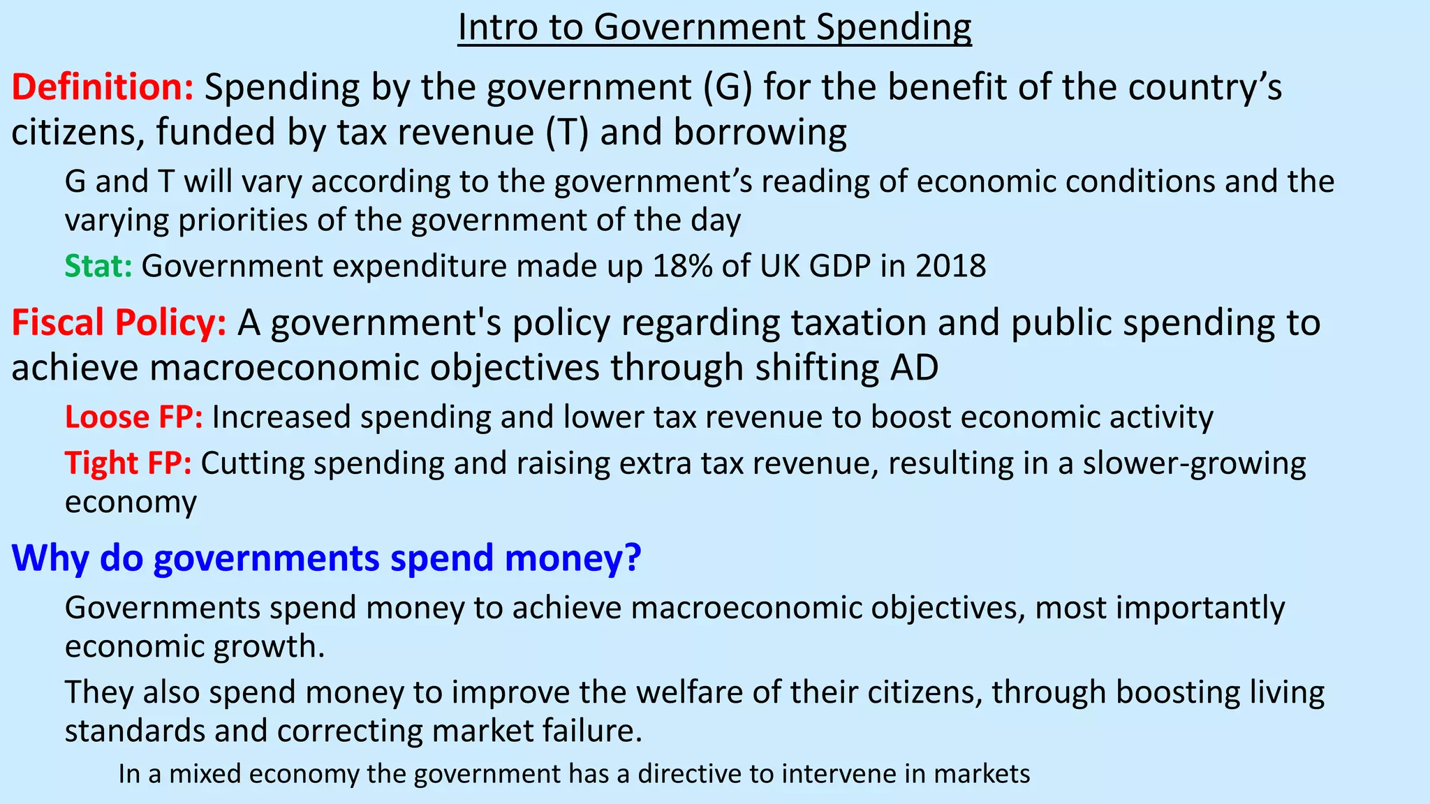 Government Spending (G) | PPTX