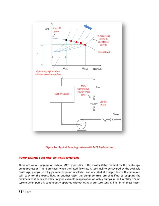 Pump Sizing - Adding Minimum flow to Rated Flow, WHEN & WHY | PDF