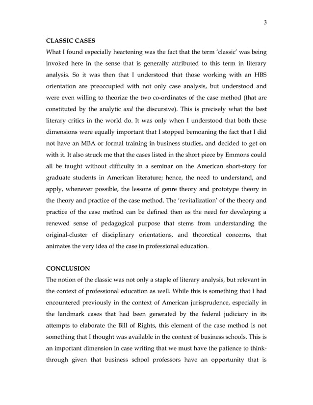 On Classic Cases | PDF