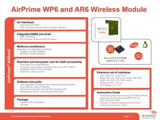Sierra Wireless Developer Day 2013 - 06 - AirPrime goes multicore | PPT