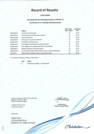 Cert IV in TAE 2016 smaller | PDF
