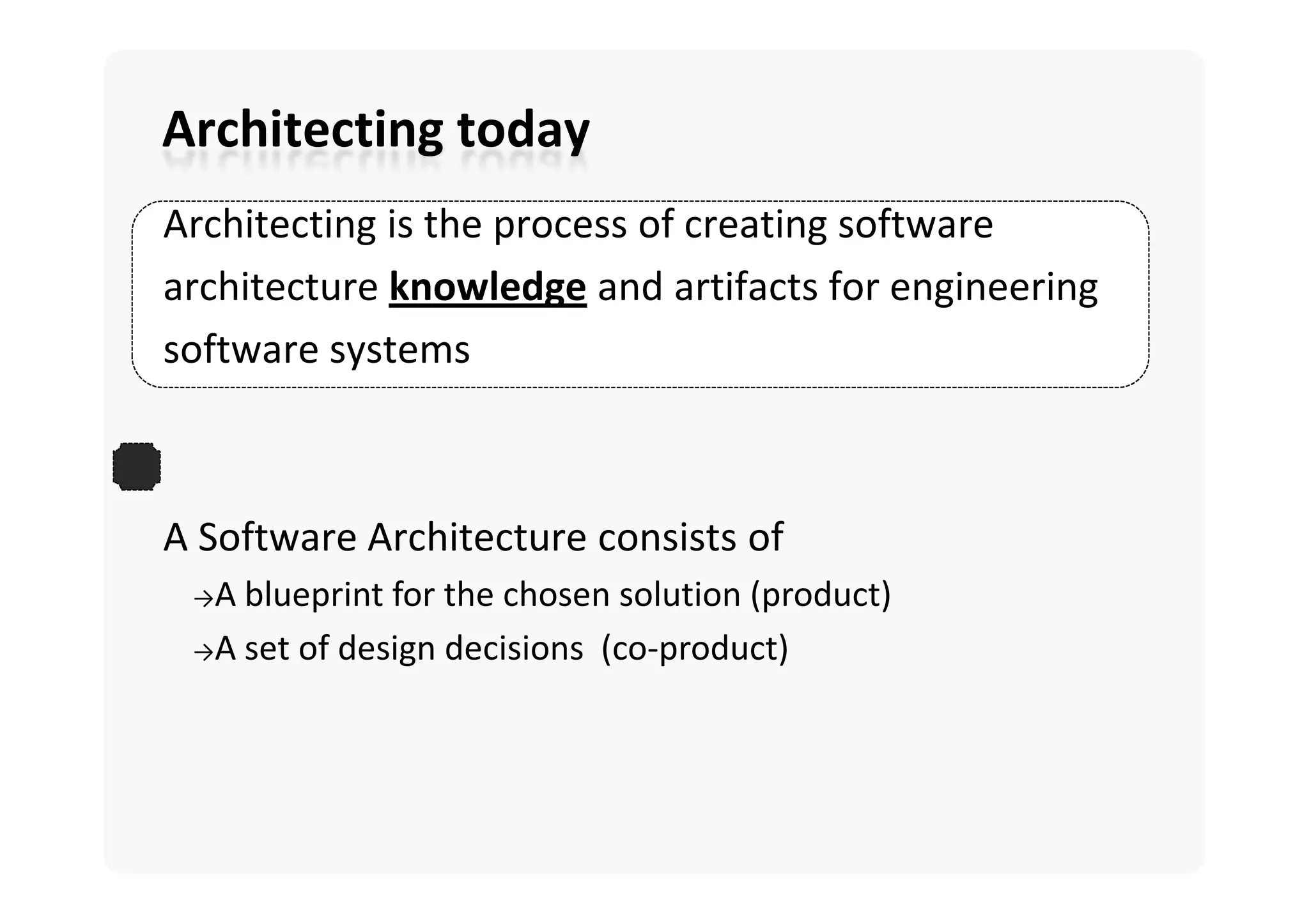 Software Architecture: Design Decisions | PDF
