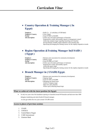 Mohammed Ezzat CV++++ | DOC