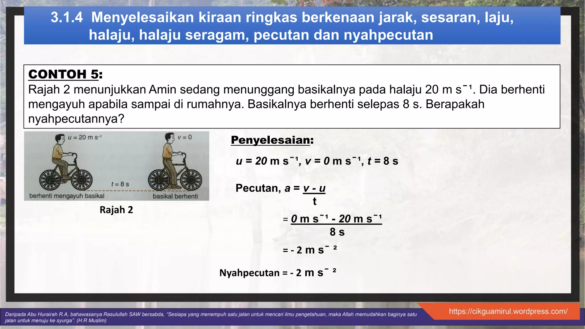 Dsm1021 sains1 Gerakanlinear | PDF