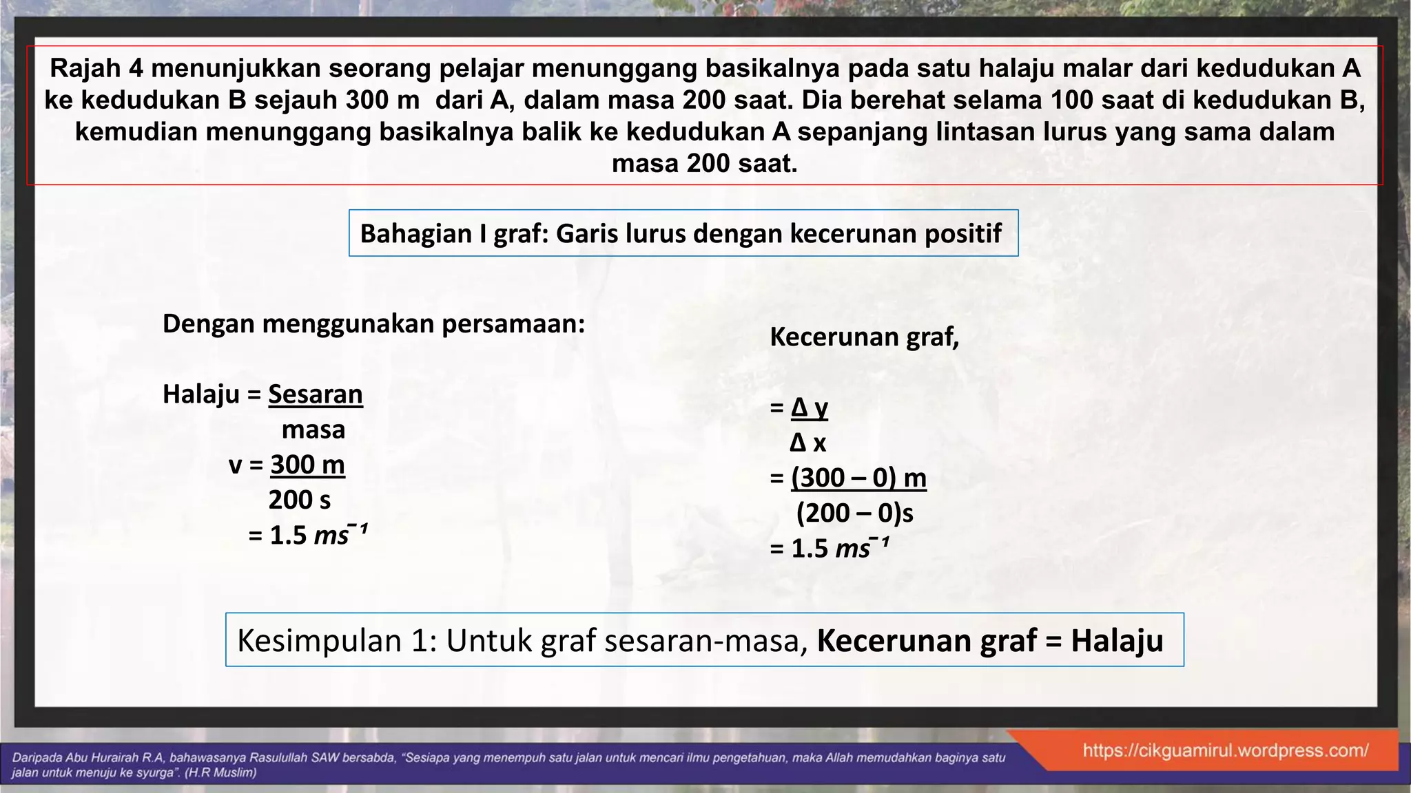 Dsm1021 sains1 Gerakanlinear | PDF