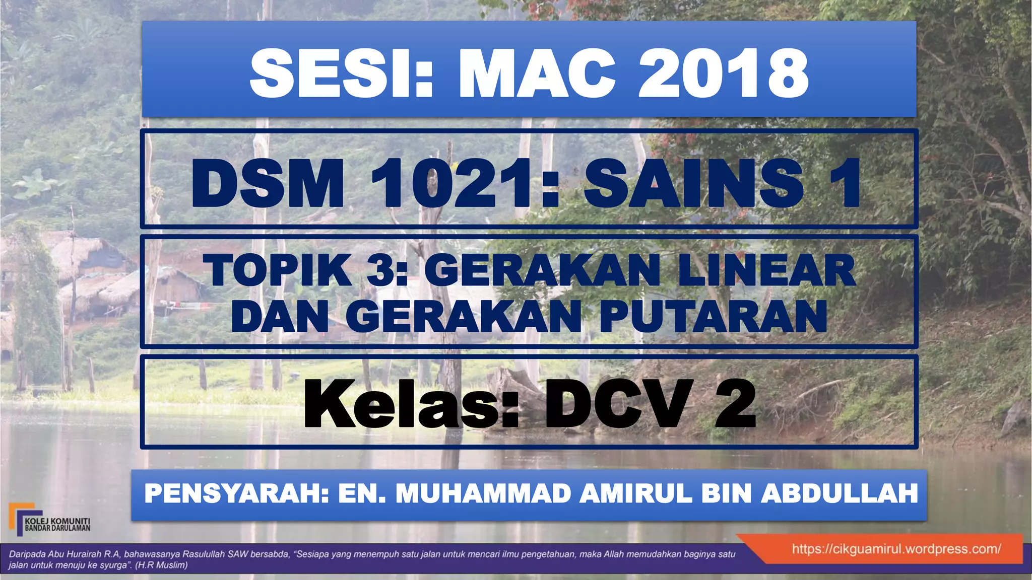 SAINS 1-GERAKAN LINEAR & GERAKAN PUTARAN | PDF
