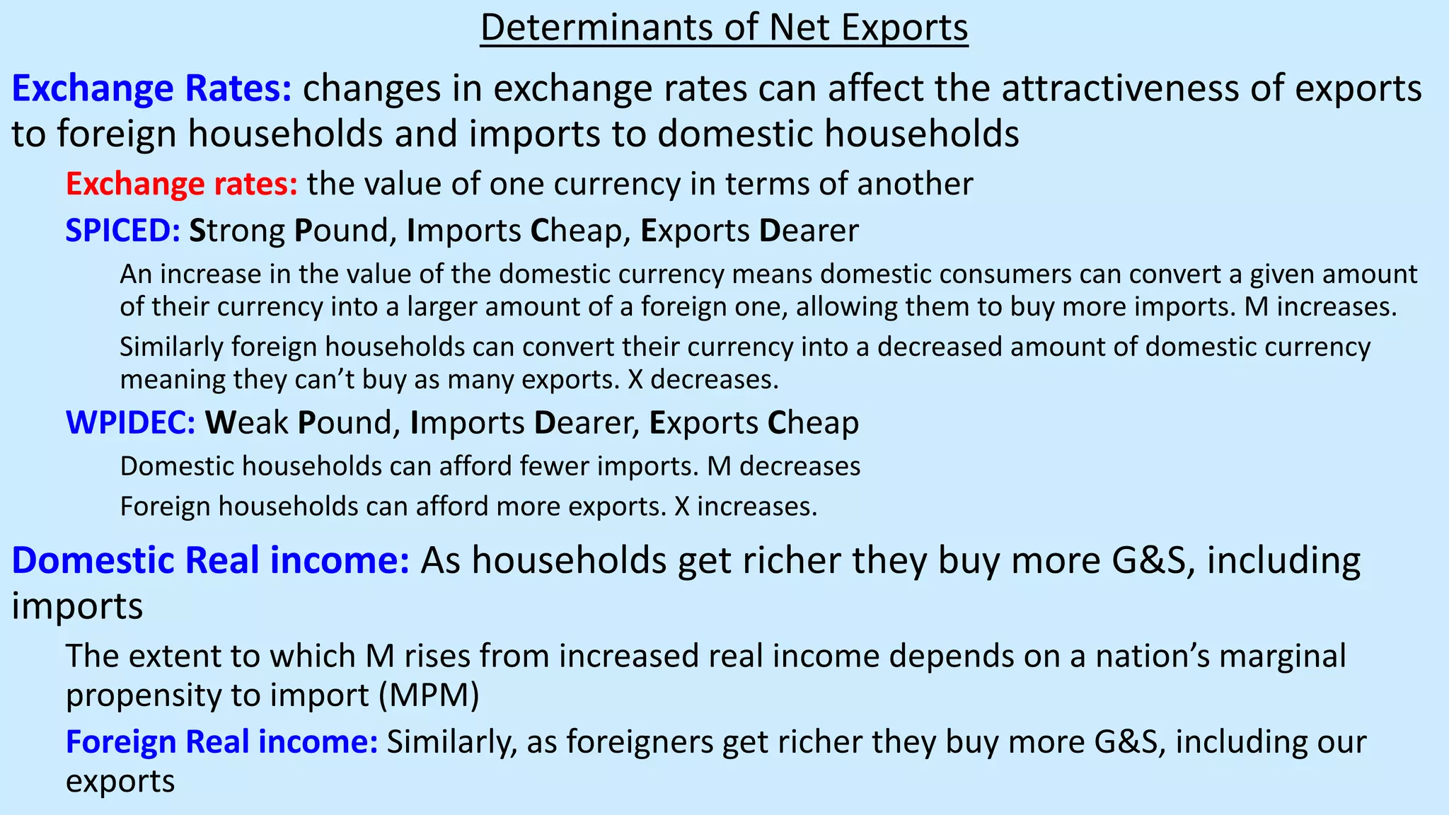 Net Exports (X-M) | PPTX