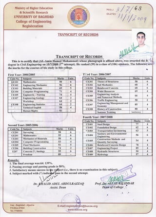 Certificate of Graduation-With Marks-English | PDF | Graduation ...
