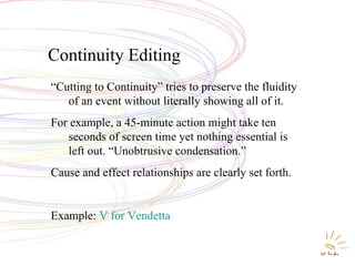 Principles of Editing | PPT