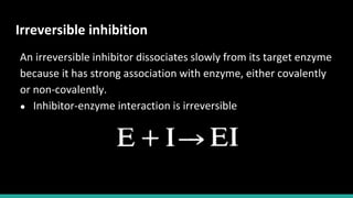 Enzyme Inhibition | PPTX