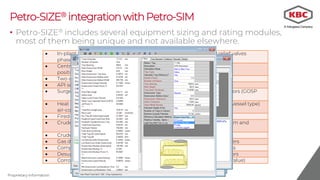 Equipment sizing and costing using Petro-SIM | PDF